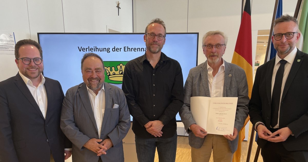 Besondere Auszeichnung für Gerhard Degen aus Kirchwald ...